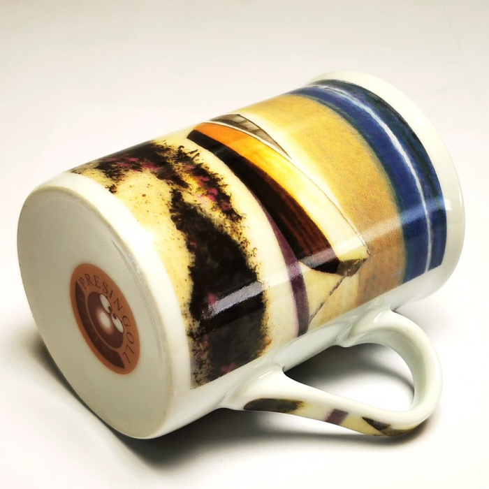 EUROVILAG TRENDSHOP - Kaffeetasse Tasse BOOT MEER SANDSTRAND Design Keramik
