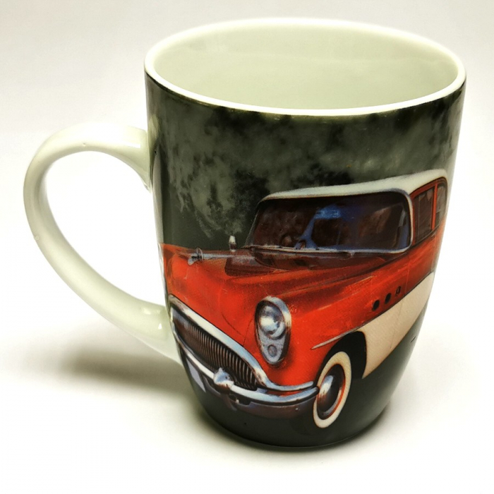 EUROVILAG TRENDSHOP - Kaffeetasse Tasse USA STRASSENKREUZER Auto rot ...