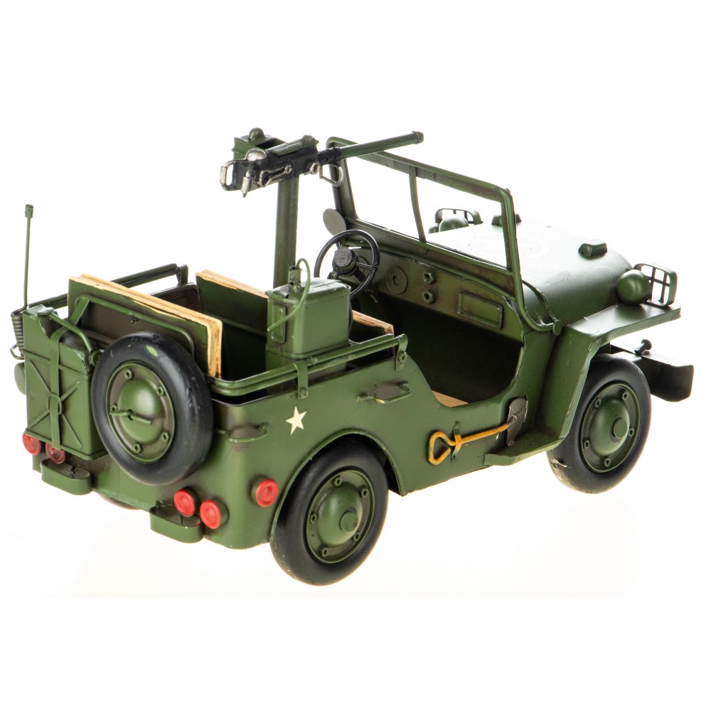 EUROVILAG TRENDSHOP - US ARMY MILITARY JEEP Militär Armee Blechmodell ...