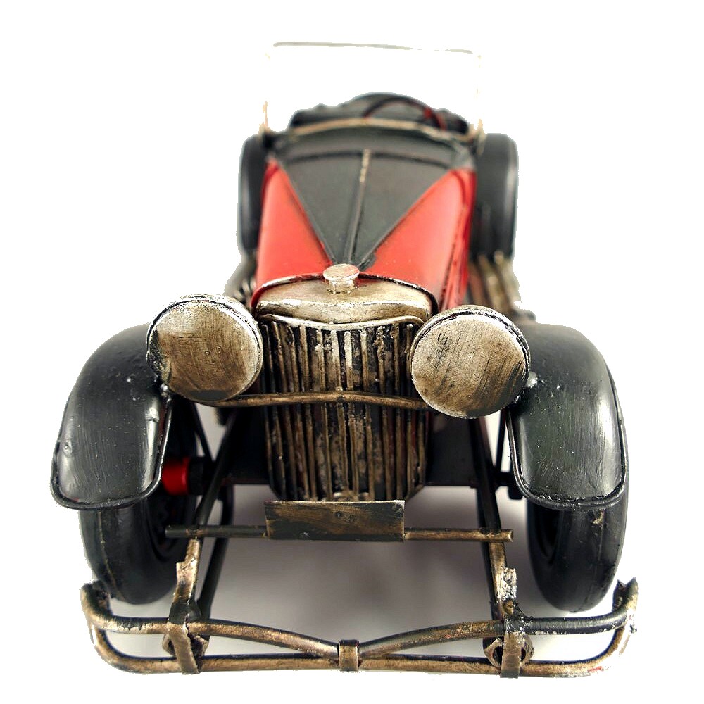 EUROVILAG TRENDSHOP - US Oldtimer Auto Cabrio schwarz rot Blechauto ...